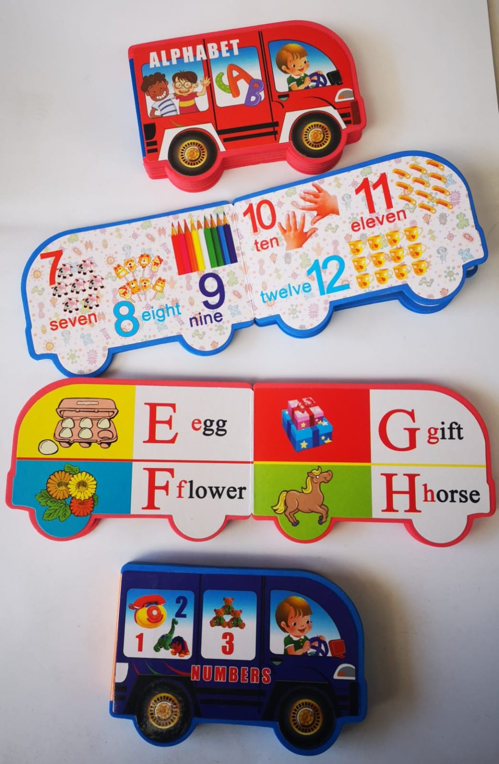 Number and Alphabet Bus Foam Book