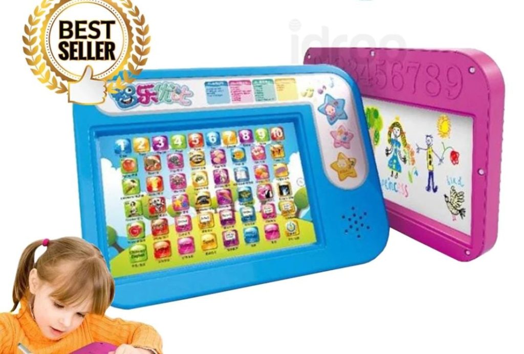Kids Learning 2 in 1 Touch Screen and Hand Painted Plated