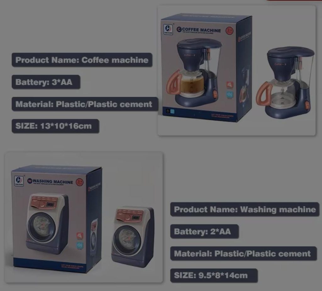 Kiddies Simulation MINI Kitchen Appliance Toys