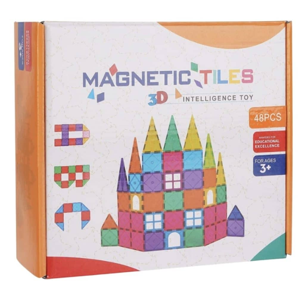 3D Magnetic Tiles 48 Piece