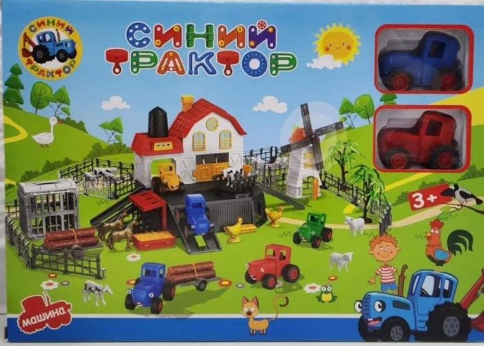 Constructor Farm Set with 2 Tractors