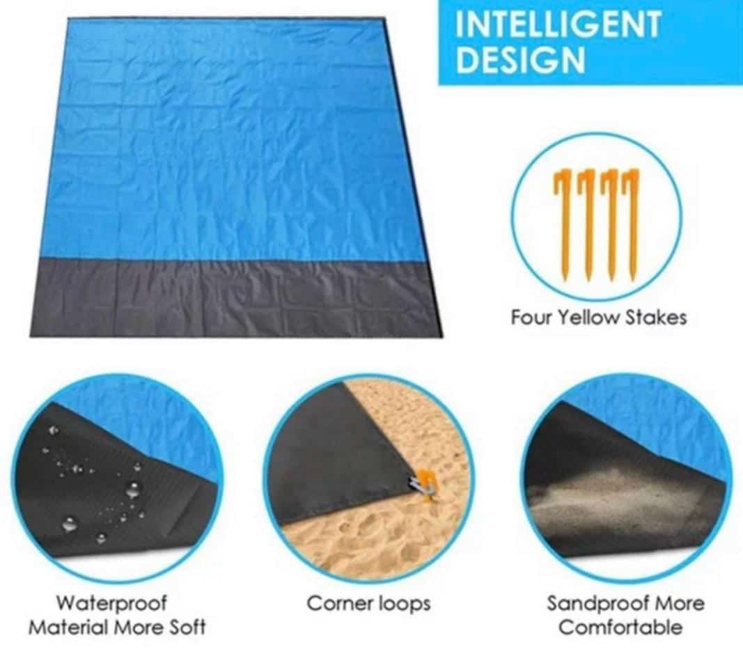 Sand Free Portable Beach Mat