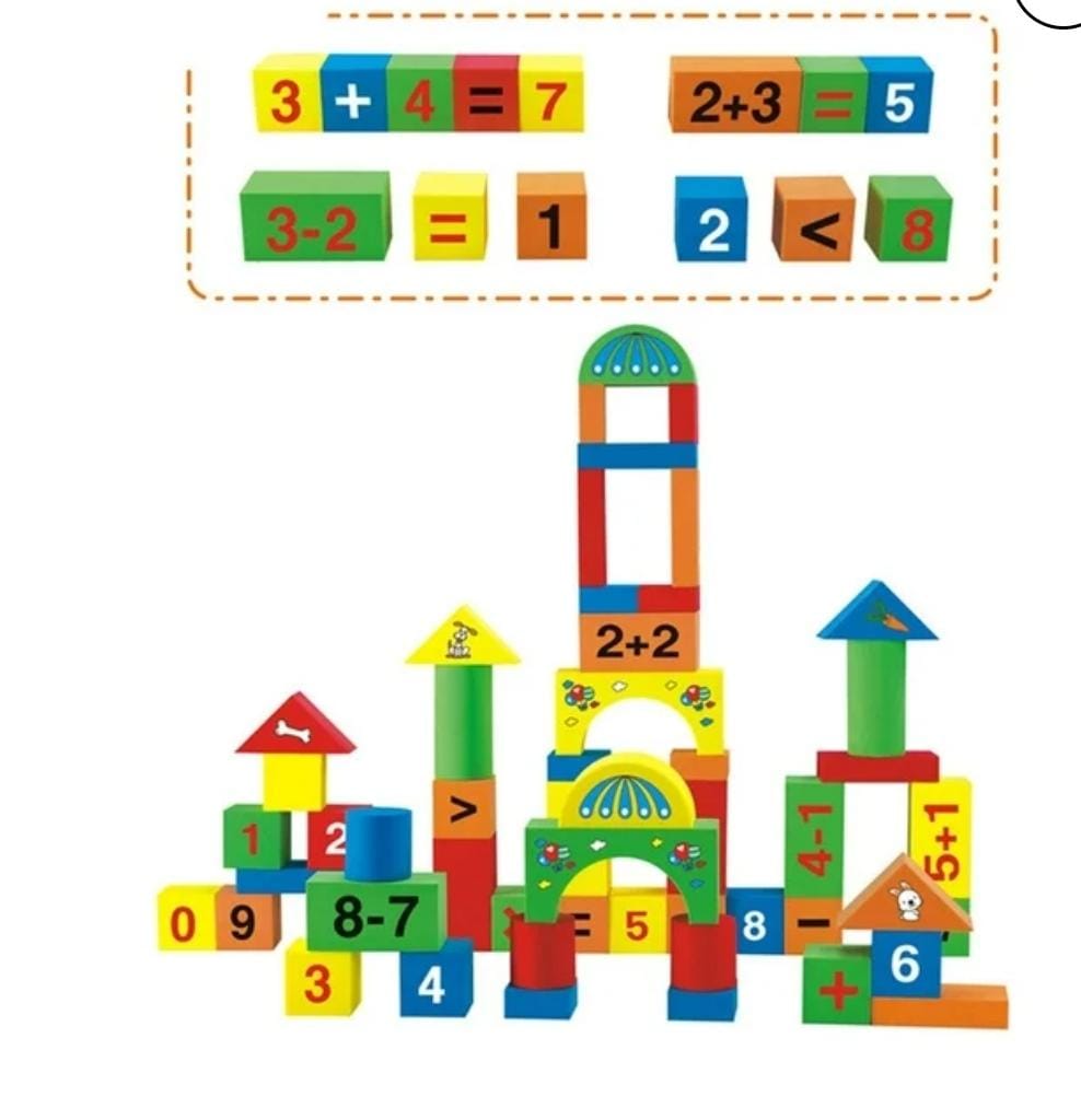 52pcs Eva Soft Building Blocks