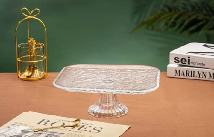 Glass Cake / Biscuit Stand