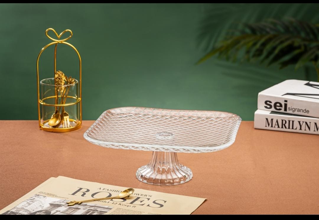 Glass Cake / Biscuit Stand