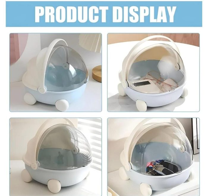 Portable Carriage Desktop Storage Box