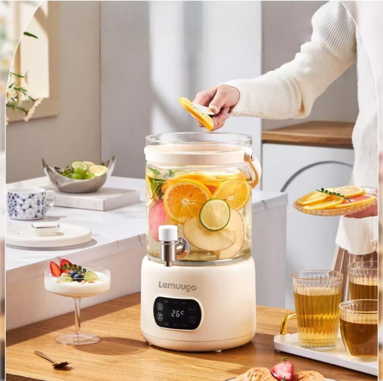 Electric Wellness Kettle Multi-Function Tea Brewing, Soup Making ...